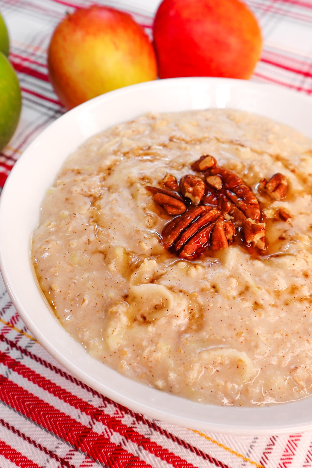 Apple & Cinnamon Porridge + Maple Syrup - Best breakfast recipes