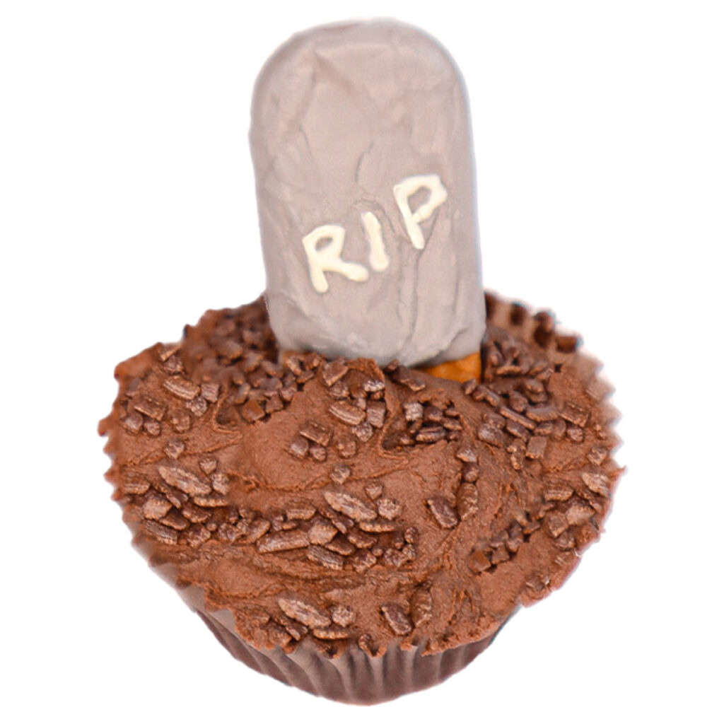Tombstone Cupcakes - Delicious Halloween Themed Cupcakes