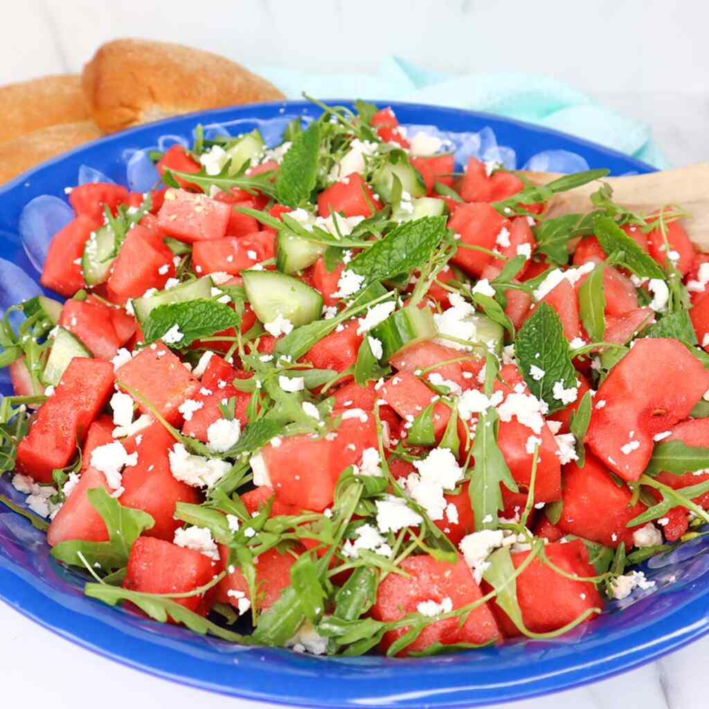 Salade de pastèque et feta – La salade d'été parfaite
