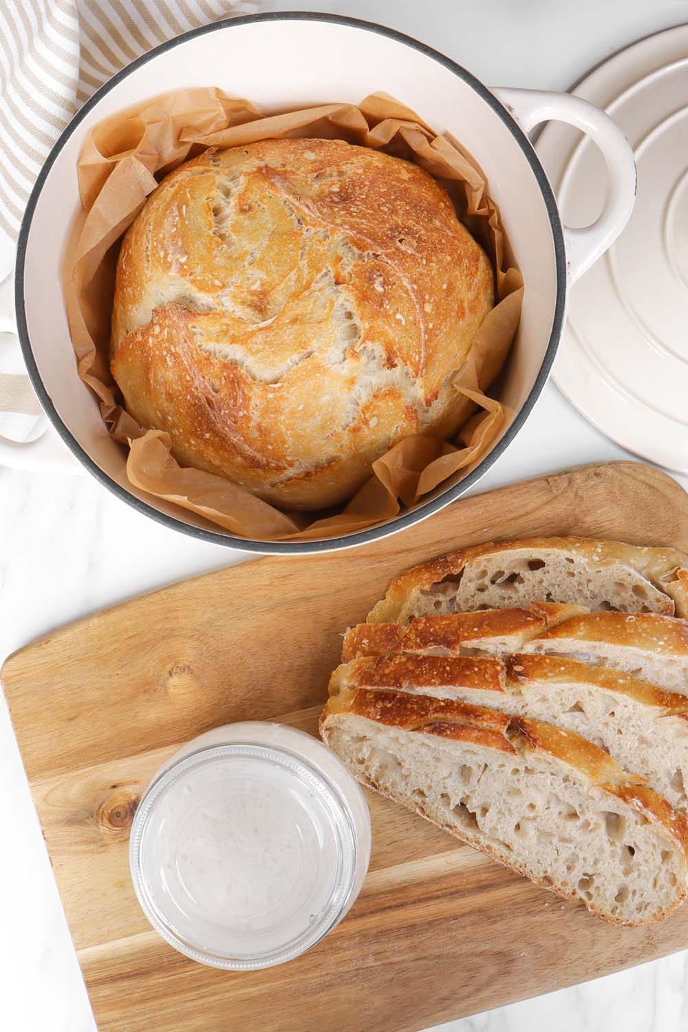 Recette de pain au levain au fromage et au piment jalapeño