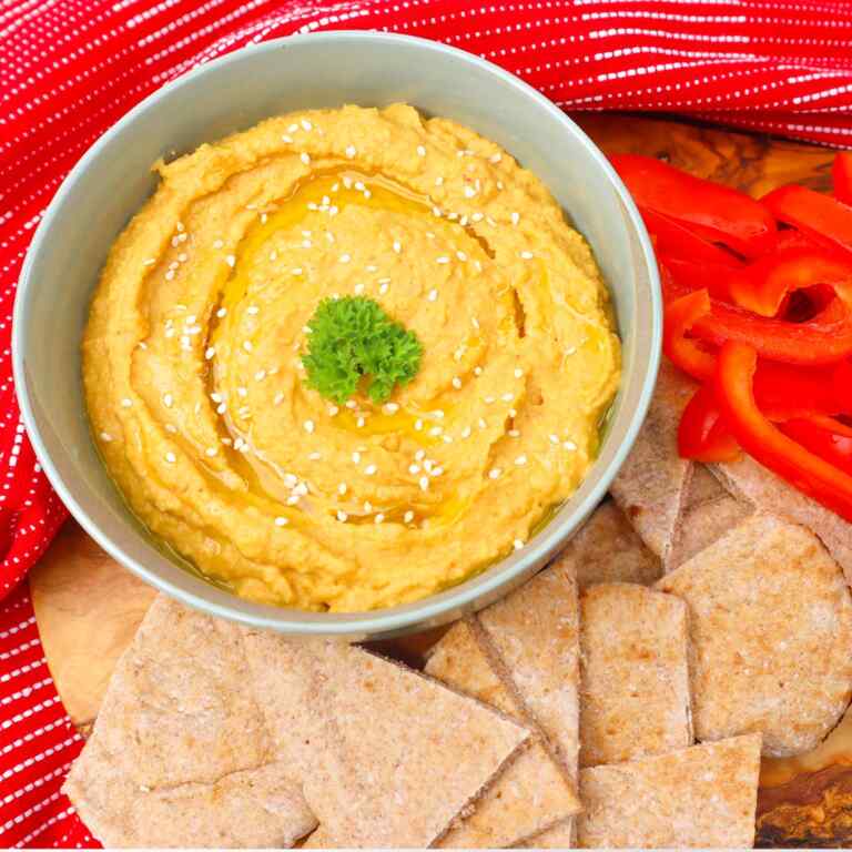 Moroccan Hummus - Made with Harissa and Ready in 5 Minutes