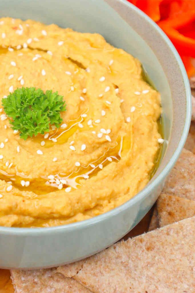 Moroccan Hummus - Made with Harissa and Ready in 5 Minutes