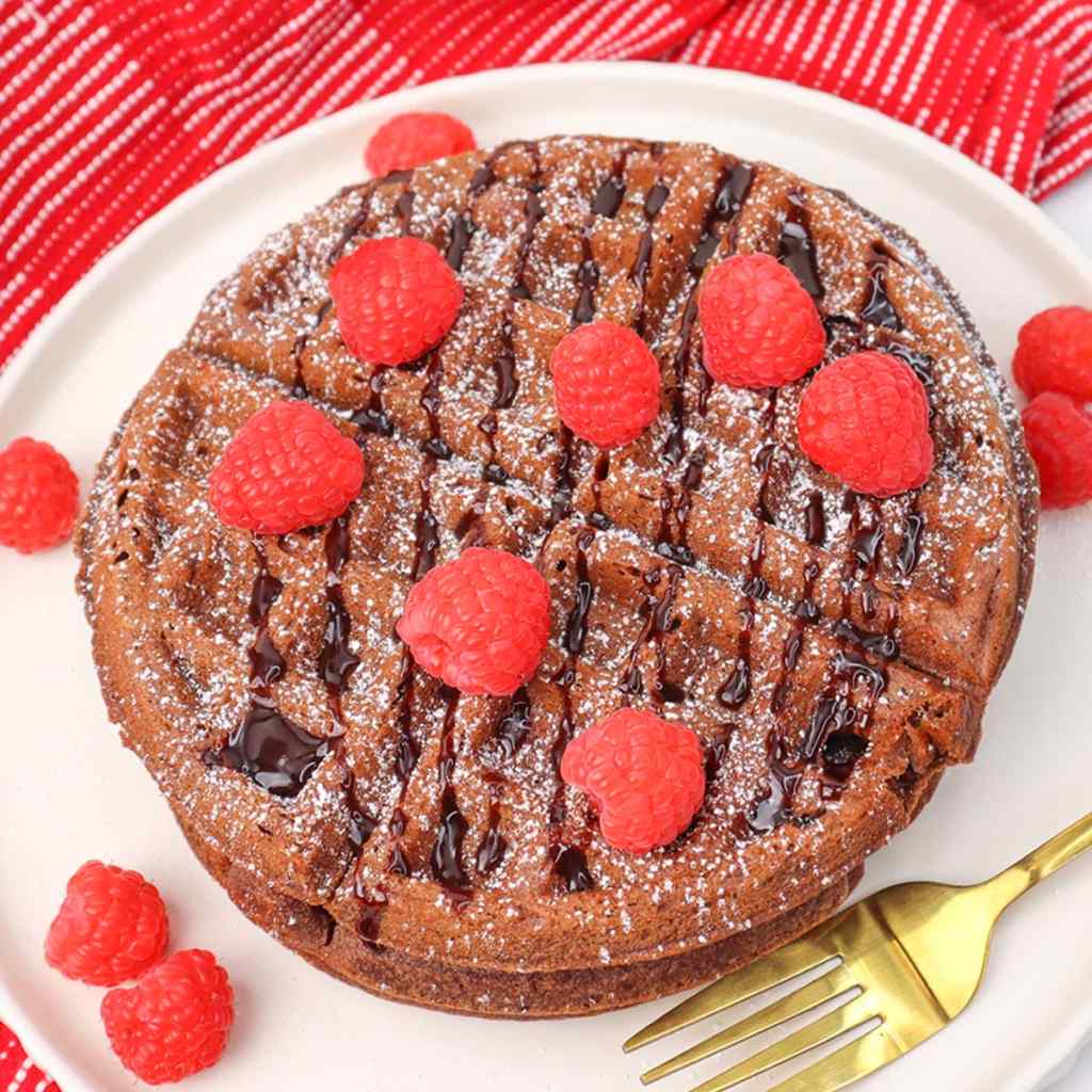 Chocolate Waffles - Bakery-Style Waffles Made at Home