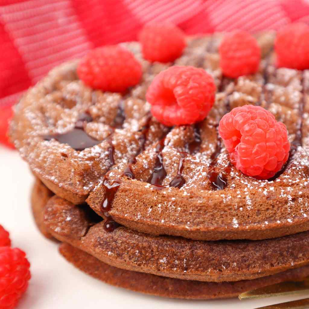 Chocolate Waffles - Bakery-Style Waffles Made at Home