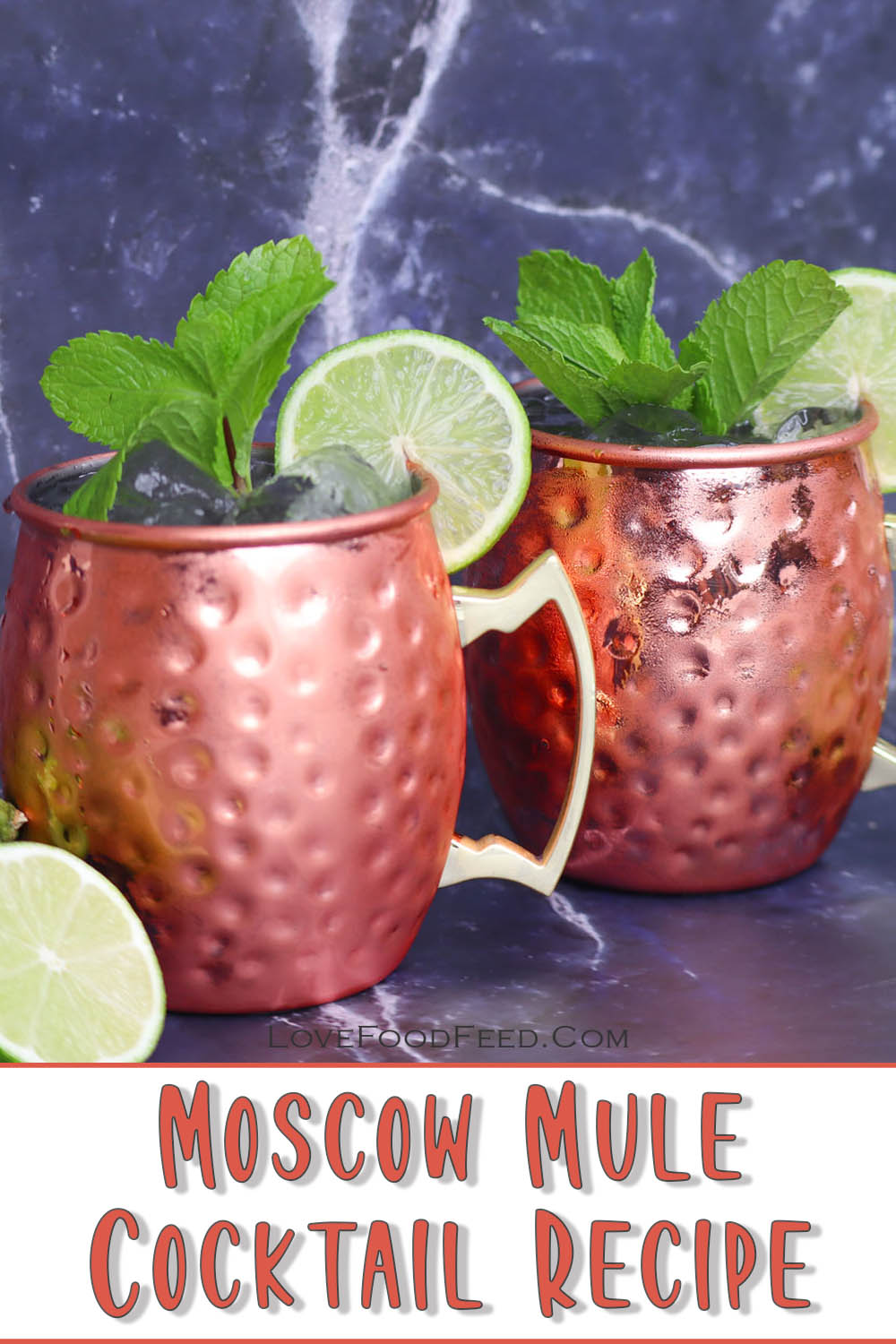 Moscow Mule Cocktail Recipe with Vodka & Ginger Beer