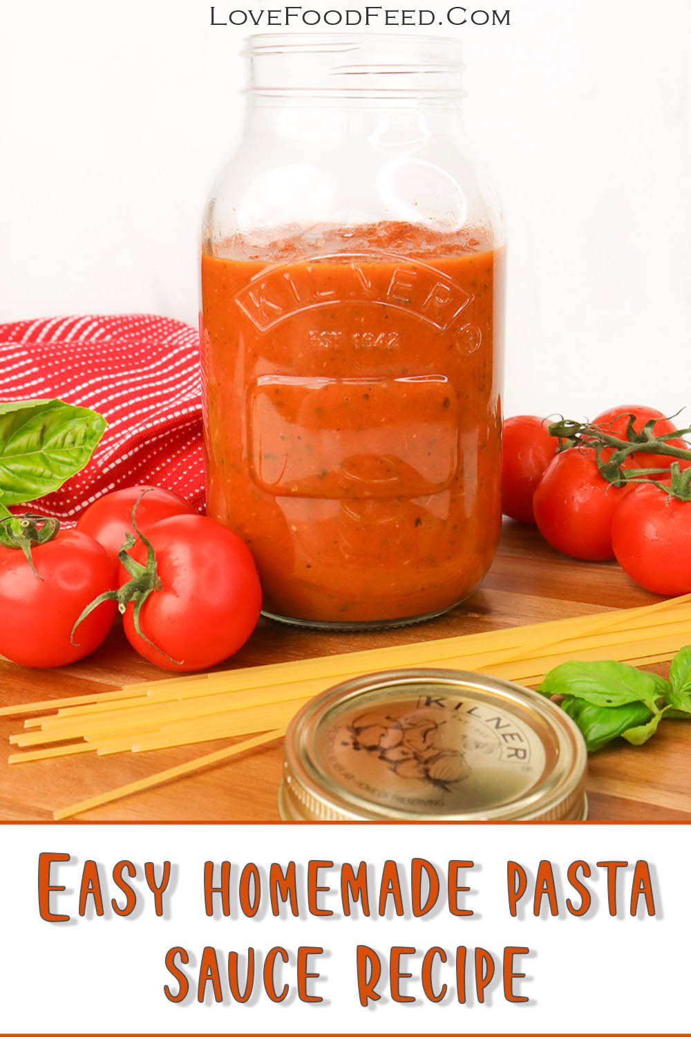 Receta de salsa para pasta - Salsa italiana casera sencilla